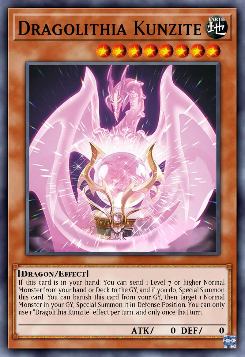 Dragolithia Kunzite - ALIN-EN100 - 1st Edition - Super Rare – Teroy's Cards