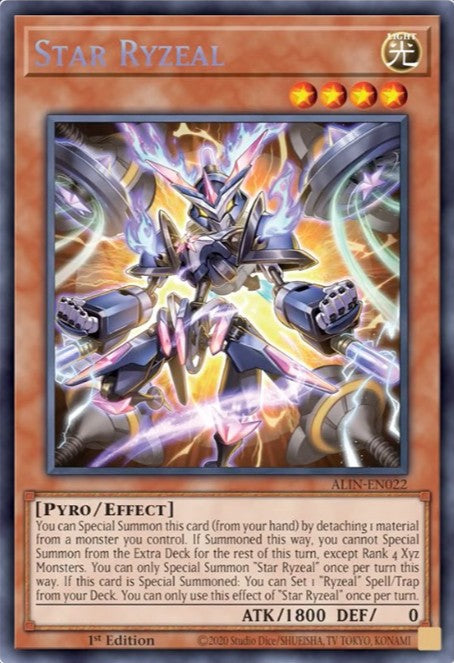 Star Ryzeal - ALIN-EN022 - 1st Edition - Secret Rare – Teroy's Cards