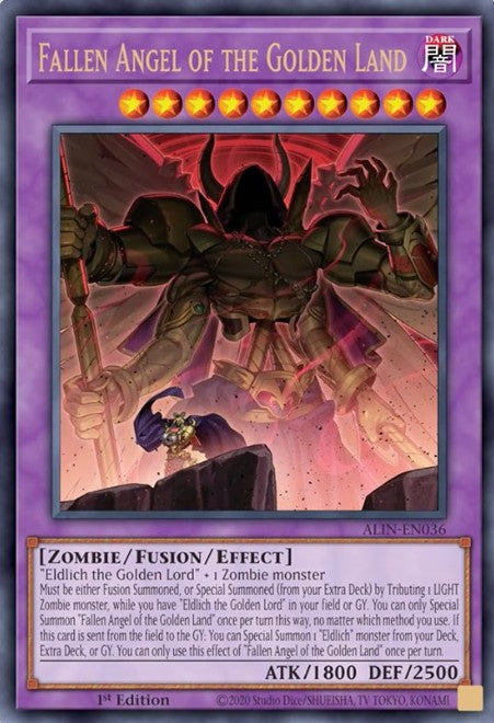 Fallen Angel of the Golden Land - ALIN-EN036 - 1st Edition - Ultra Rar ...