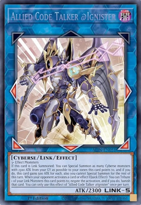 Allied Code Talker @Ignister - ALIN-EN051 - 1st Edition - Secret Rare ...