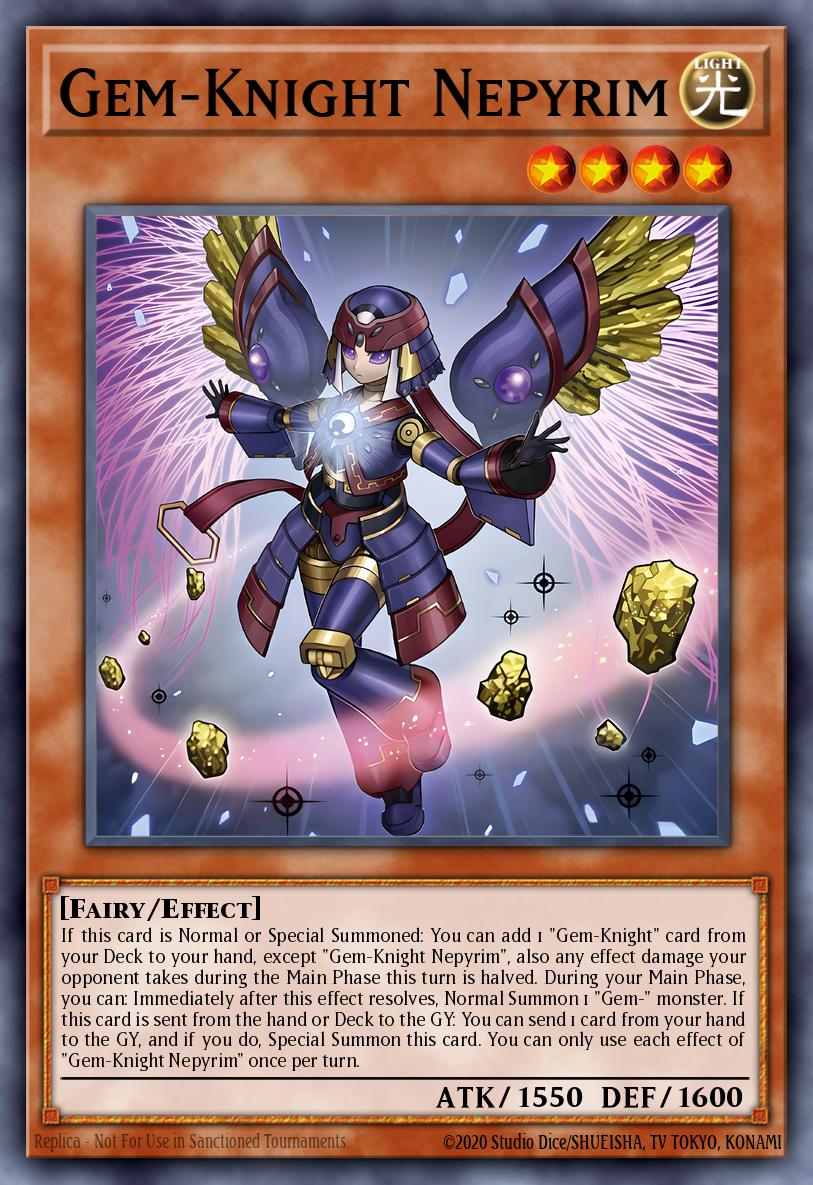 Gem-Knight Nepyrim - BLMM-EN021 - 1st Edition - Secret Rare – Teroy's Cards