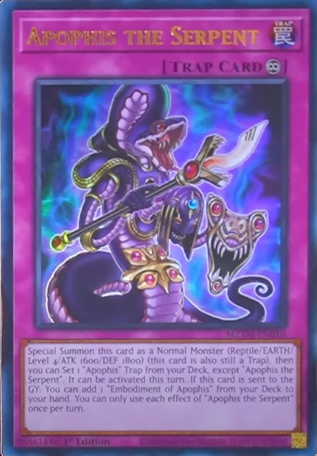 Apophis the Serpent - MZTM-EN010 - 1st Edition - Ultra Rare – Teroy's Cards