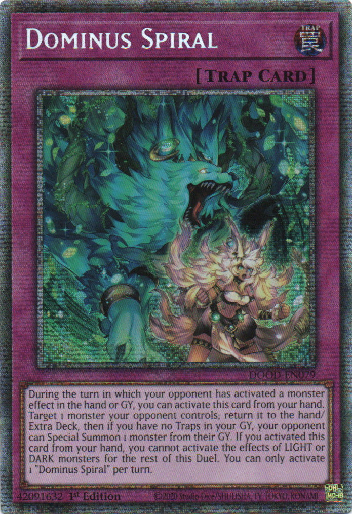 Dominus Spiral - DOOD-EN079 - 1st Edition - Starlight Rare – Teroy's Cards