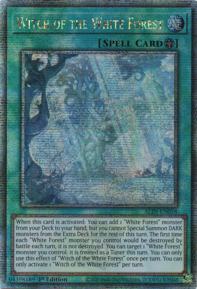 Witch of the White Forest - ALIN-EN058 - 1st Edition - Quarter Century ...