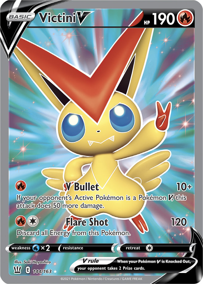 Victini V - Battle Styles 144/163 - Full Art – Teroy's Cards