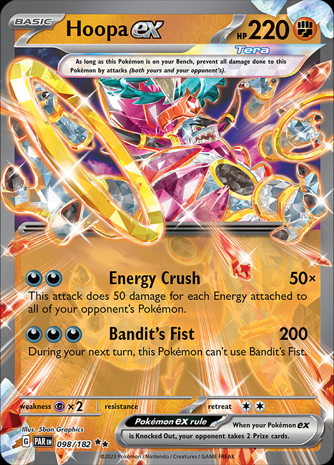 Hoopa ex - Paradox Rift - 098/182 - Double Rare – Teroy's Cards